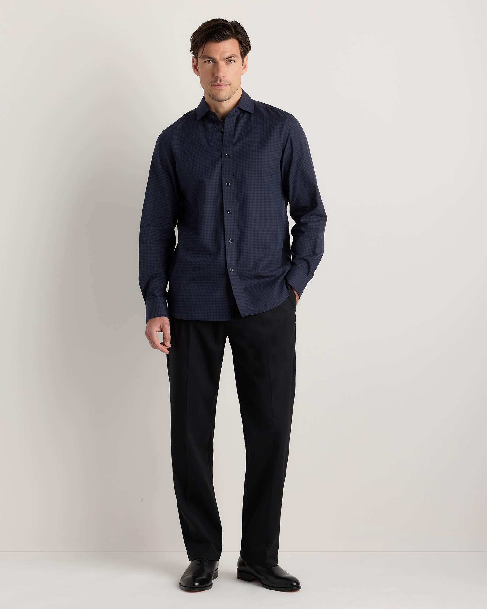 QUINCE men's cashmere dress shirt